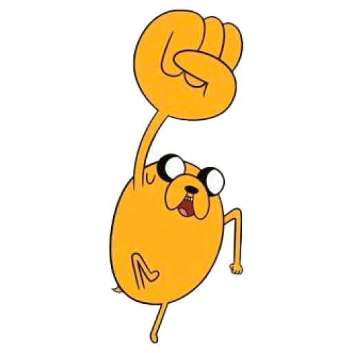 Sticker Maker - Jake The Dog (Adventure Time)