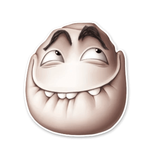 Sticker Maker - Troll meme face